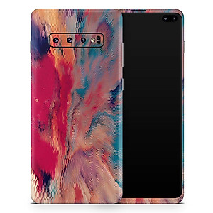DesignSkinz Liquid Abstract Paint Remix V78 Protective Vinyl Decal Wrap Skin Cover Compatible with The Samsung Galaxy S20 (Screen Trim & Back Glass Skin)