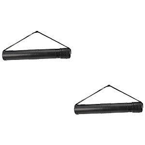 Tofficu 2pcs Telescopic Painting Tube Plastic to Go Containers Expandable Storage Tube Extendable Poster Tubes