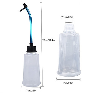 Fuel Filler Bottle, 250ML Universal RC Car Accessory Nitro Engine Fuel Filler Bottle with Aluminum Alloy Bottle Straw for RC Model Car White Fuel Bottle