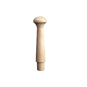 Birch Wood Shaker Pegs 3-1/2"–Strong Unfinished Wooden Peg Hooks, Smooth Texture,Easy to Paint, Classic Style, Made in The USA –Suitable for Coat Wall Racks, Hanging Towels, Organizing Cups & Mugs