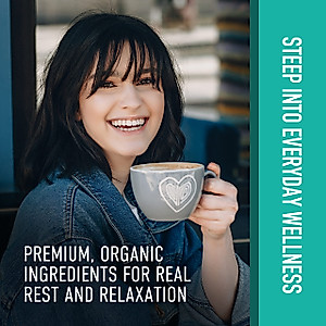 Organic Chamomile Tea - Calming Herbal Sleep Tea with Passion Flower, Spearmint, Lemon Balm and Lavender - Non-GMO Mint Tea - Relax & Unwind by Steep Into It (1.7 Ounce)