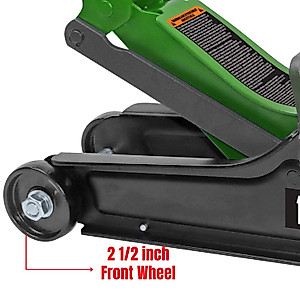 Pro-LifT F-757G 2 Ton Floor Jack - Car Hydraulic Trolley Jack Lift with 4000 Lbs Capacity for Home Garage Shop, Green