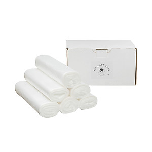 Top Knot Bags 45 Gallon Garbage Trash Bag 40X48" Clear 150 Count Can Liner Bulk 40 Gallon 41 Gallon 42 Gallon 44 Gallon Made in USA