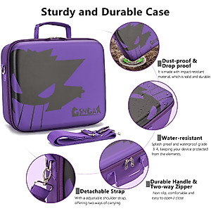 Switch Carrying Case Compatible with Nintendo Switch / Switch OLED, Professional Full Protection Travel Bag with Removable Strap for All Nintendo Switch Console Pro Controller Accessories