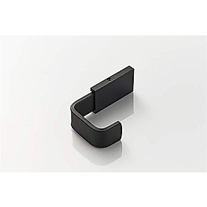 Flybath Coat Hook Brass Robe Towel Hooks Contemporary Style Matte Black Finish Wall Mounted - 1 Pack