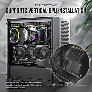Antec Performance Series P20C, Massive Metal Mesh Front Panel, 3 x 120mm PWM Fans, Type-C 3.2 Gen2 Ready, 2 x 360 mm Radiator Simultaneously, GPU Bracket, Mid-Tower E-ATX PC Case