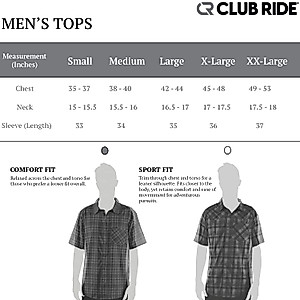 Club Ride Men's Griffin Flannel Shirt Jacket - Rugged Elegance, All-Day Comfort - Ideal for Biking and Casual Wear - Spiced Auburn - Large