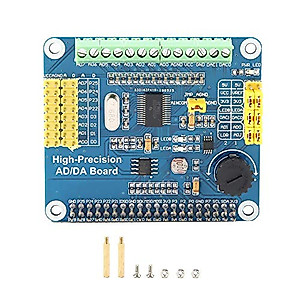Davitu Motor Driver - High Accuracy AD/DA Expansion Board for Raspberry Pi A+/B+/2B/3B/3B+ Board