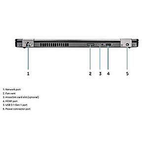 Dell Latitude 5480 | 14 inch Business Laptop | Full HD FHD 1080p | Intel Quad Core i5-6440HQ | 8GB DDR4 | 256GB SSD | Backlit Keyboard | Win 10 Pro (Certified Refurbished)