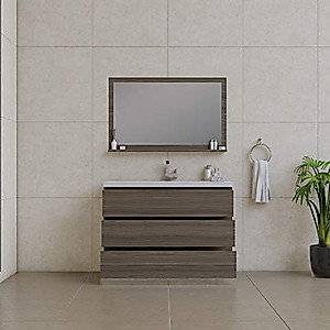 Alya Bath Paterno Bathroom Vanity, Gray