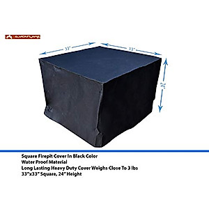 Gas firepit Cover-Square