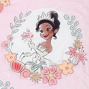 Lambs & Ivy (LAMCR) Disney Princesses Nursery Baby Crib Bedding Set, Pink, 3 Count