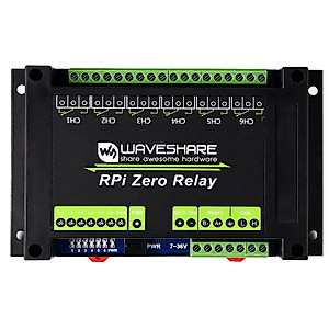 Industrial 6-Channel Relay Module for Raspberry Pi Zero WH with RS485/CAN Bus Power Supply & Photocoupler Isolation Protections @XYGStudy