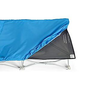 Regalo My Cot Pals Small Single Portable Toddler Bed , Raccoon, Blue , 48x24.5x9 Inch (Pack of 1)