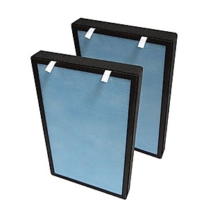 PUREBURG PB-P01F Replacement Filter Compatible with Pro Breeze PB-P01 Air Purifier,2-Pack H13 HEPA 4-Stage Filtration Activated Carbon Air Clean