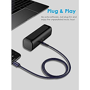 Mangotek Replacement Aux Cord for iPhone, Braided MFi Aux to Lightning Cable iPhone Aux Adapter iPhone Aux Cord Audio for Car Stereo Headphone Speaker iPhone 14 13 12 Pro Max 7 8 Plus SE X XS XR