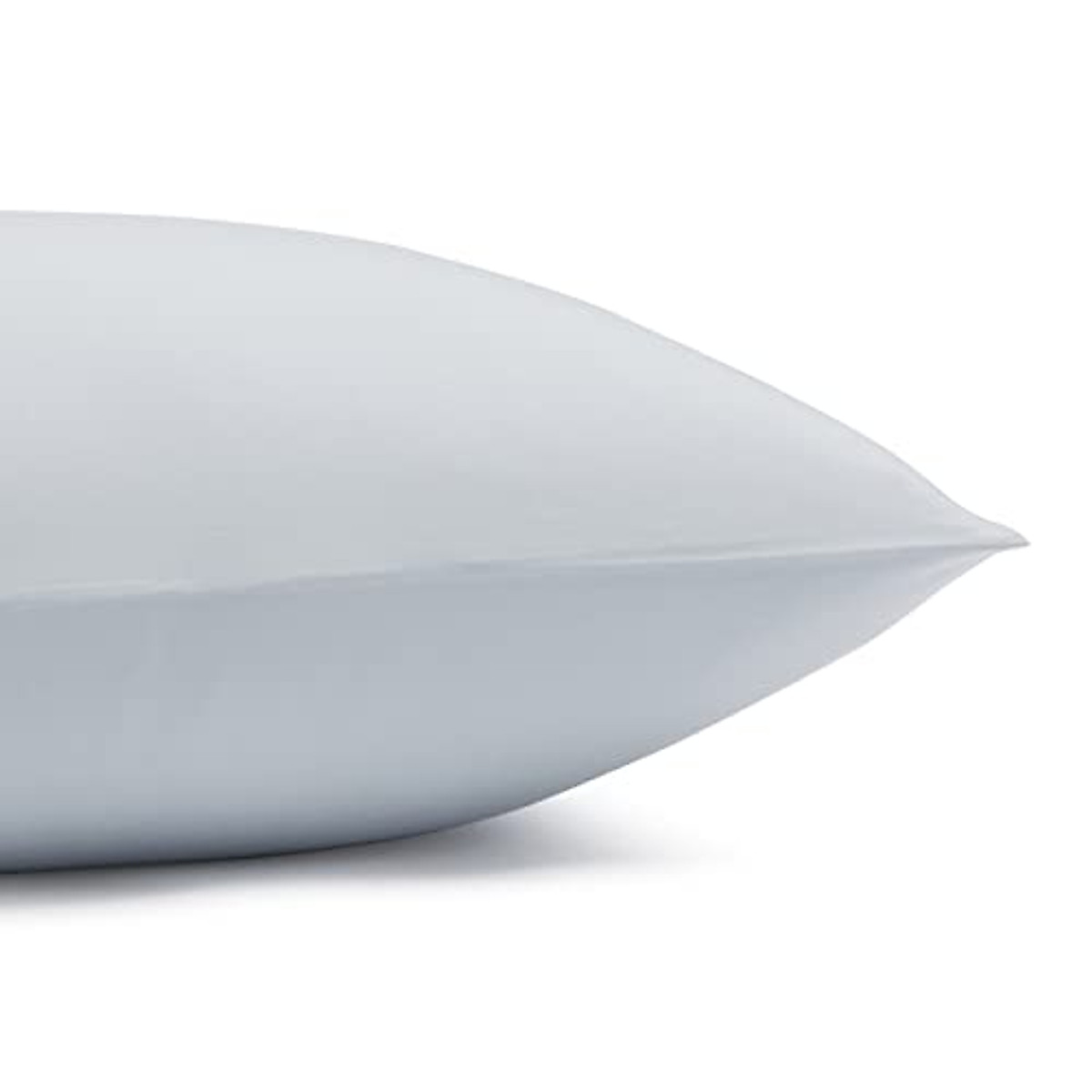 Amazon Basics Lightweight Super Soft, Wrinkle-Free Easy Care Microfiber 4-Piece Bed Sheet Set with 14-Inch Deep Pockets, Full, Light Blue, Solid