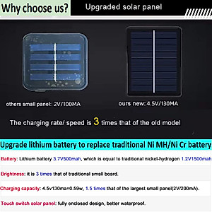 AicooFest Solar String Lights Outdoor Indoor Garden 100 LED 55.8ft Solar USB Powered Waterproof Hanging Crystal Ball Decorative Light for Home, Patio, Party, Outside, Christmas Warm White