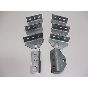 (8) Boat Pontoon Trailer Bolster Bunk Board Adjustable Swivel Brackets