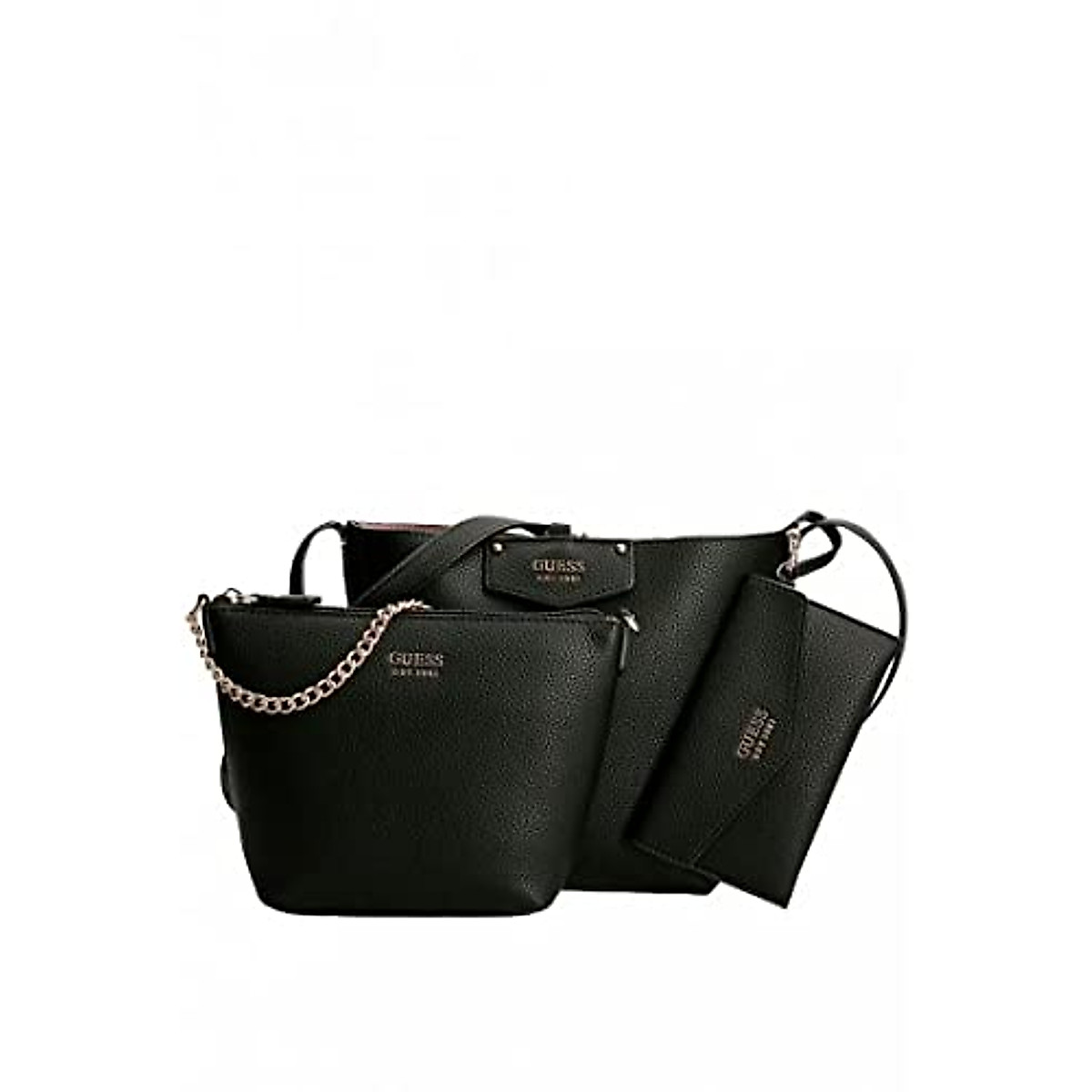 GUESS Womens Eco Brenton Bucket bag, Black, One Size US