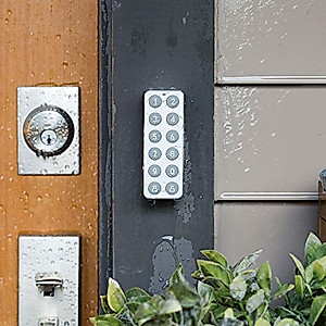 WYZE Completely Wireless Bluetooth Keypad That Allows You to Create, Share, and use Unique Codes to Unlock Lock, Sold Separately, Silver