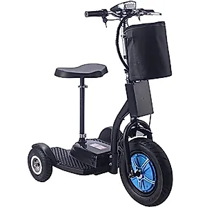 MotoTec Electric Mobility Trike 48v 750w Lithium, Black (MT-TRK-750-Lithium_Black)