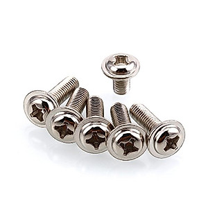 Maxmoral M3 x 5mm 0.2-Inches Long Standoff PC Mounting Computer Motherboard Screws Replacement - 100 Pack