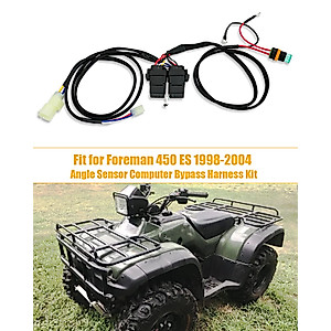Shift Bypass Wiring Harness Kit Fits for Honda Rancher 450 ES 1998 1999 2000 2001 2002 2003 2004 Angle Sensor Computer Bypass Kit