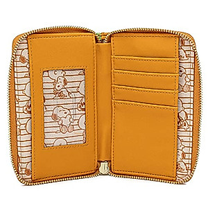 Peanuts Charlie Brown and Snoopy Sunset Zip Around Wallet