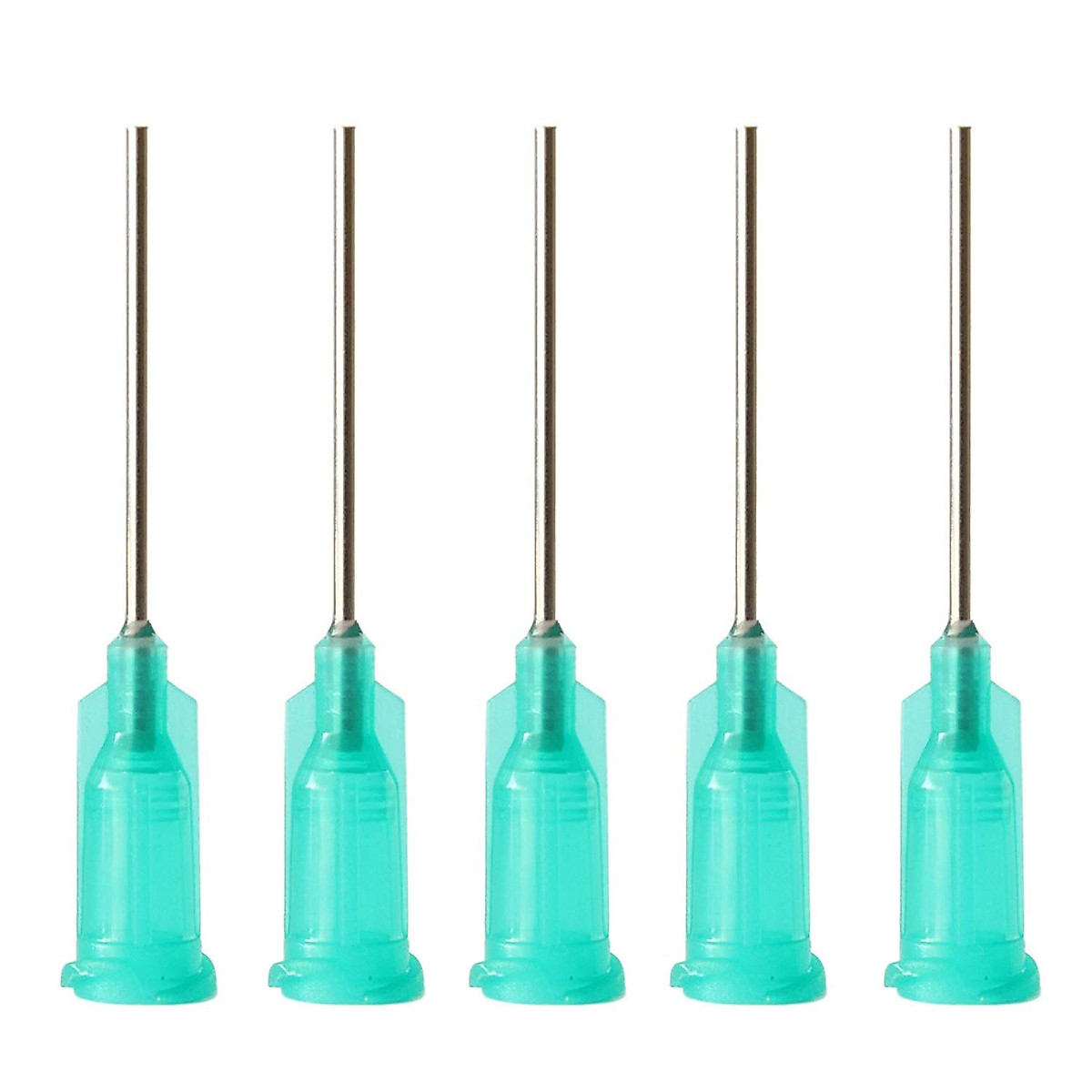 100PCS Syringe Dispensing Needles With Luer Lock 18 Ga x 1 Inch Length Industrial Unsterilized Blunt Tip