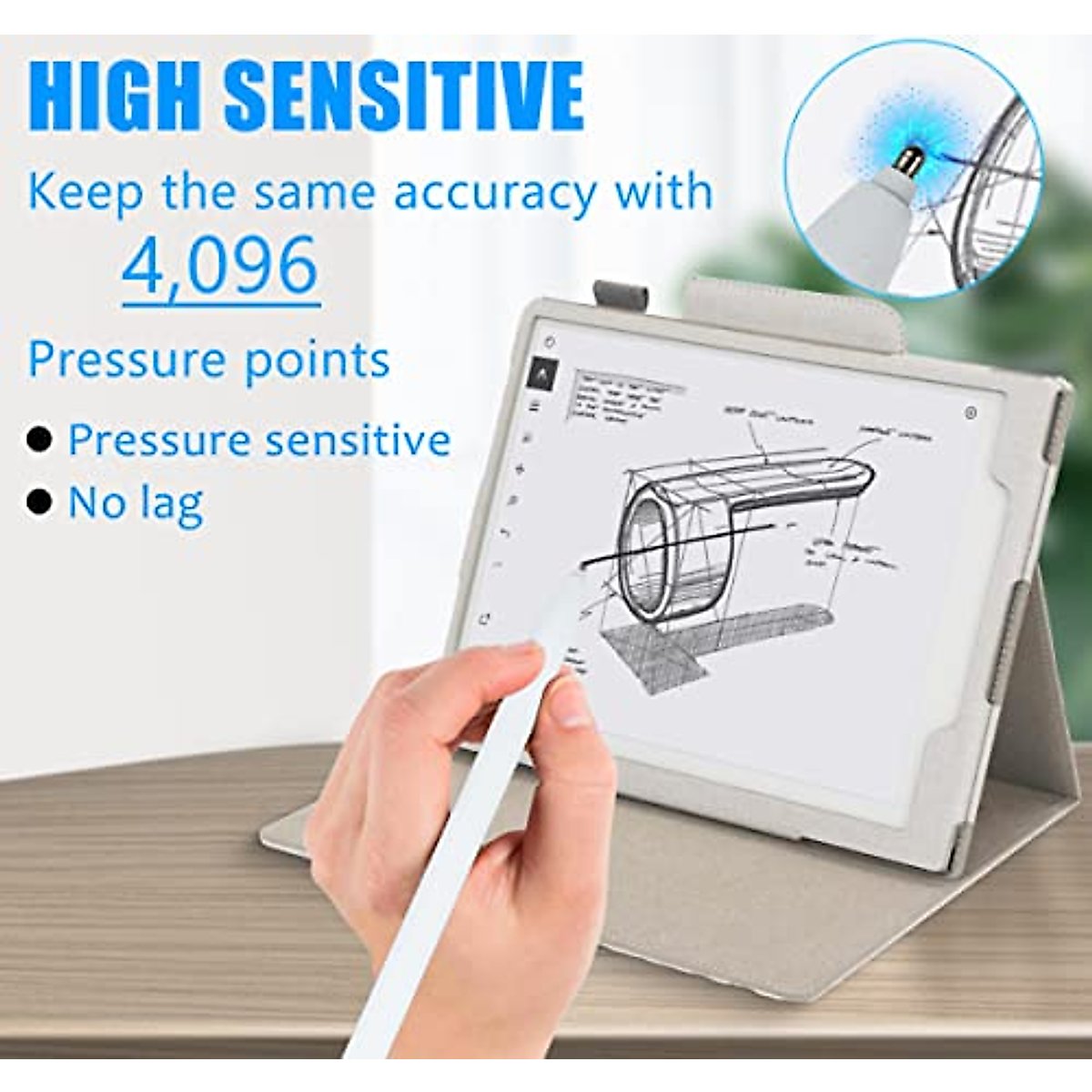 No Worn Out Titanium Alloy Replacement Maker Tips fits for Remarkable 2 Maker Stylus Pen, Ballpoint Smooth Note Taking Fine Backup Nibs ,2 Pcs