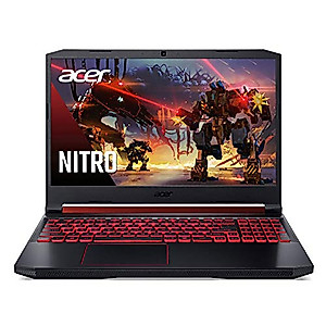 Acer Nitro 5 Gaming Laptop, 9th Gen Intel Core i7-9750H, NVIDIA GeForce RTX 2060, 15.6" Full HD IPS 144Hz Display, 16GB DDR4, 256GB NVMe SSD, Wi-Fi 6, Waves MaxxAudio, Backlit Keyboard, AN515-54-728C