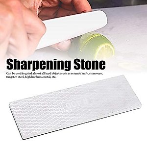 Whetstone Knife Sharpener Whetstone Sharpening Stone with Anti Slip Mat Double Sided 400‑1000 Grits Sharpening Stone without Burrs
