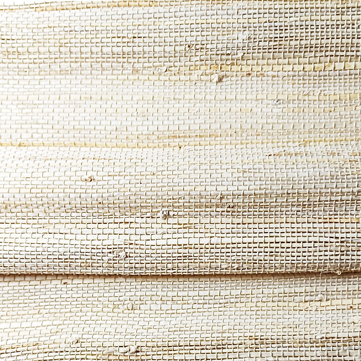 LETAU Cordless Nature Window Shades Blinds, 100% Linen Roman Shades, Pattern 3