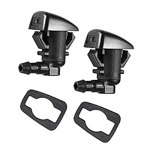 Windshield Washer Nozzles for 2007-2011 Ford Edge, 2007-2010 Lincoln MKX Base Sport Premium Sport Replaces OEM # 7T4Z-17603-A 8S4Z-17603-AA, Spray Jet Kit（Pack of 2）