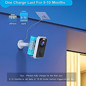 BEENOCAM 3MP 2K Solar Security Camera Wireless Outdoor Rechargeable Battery Powered WiFi Surveillance Camera for Outside/Indoor with Spotlight Siren, Motion Detection, Color Night Vision