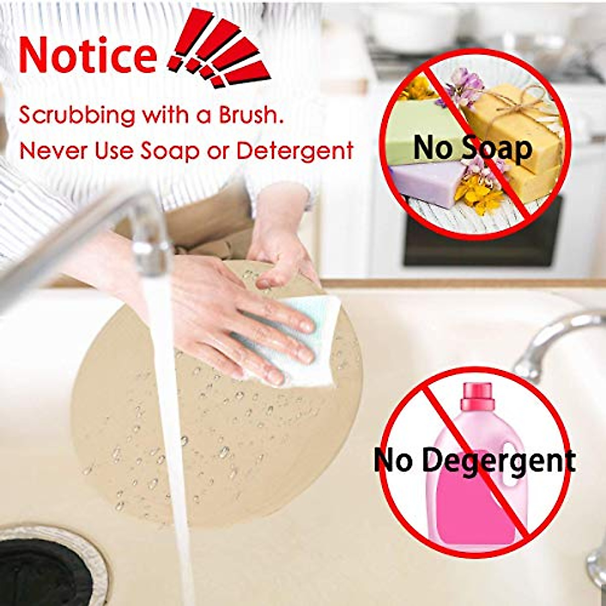 GEEBOBO Pizza Stone for Oven and Grill, Free Wooden Pizza Peel Paddle,Durable and Safe Pizza Stone for Grill,Thermal Shock Resistant Cordierite Cooking Stone,baking stone (12 inch)