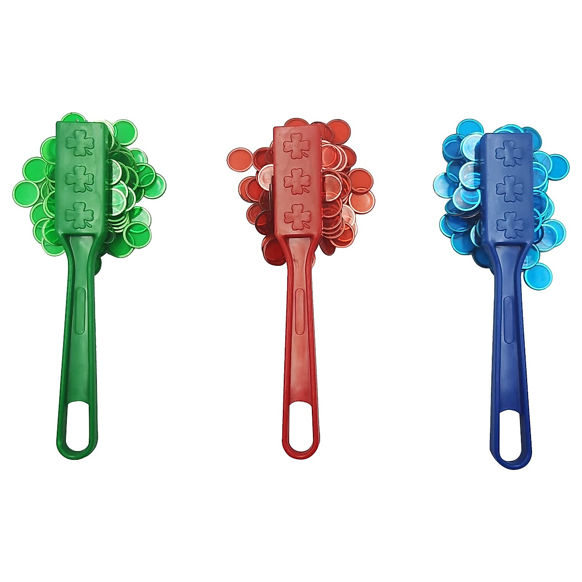 SEETOOOGAMES Magnetic Wand Bingo Chip Set - 300 Metal Chips with 3 Pack Magnet Wands for Classroom, Science Learning, Counting, Family Game Night Activities