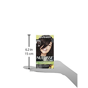 Garnier Nutrisse Ultra Color Nourishing Hair Color Crème, BL33 Reflective Bronze Black, 1-count (Packaging May Vary)