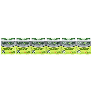 Dulcolax Laxative 25 Tablets ( Pack of 6)