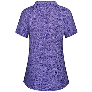 MISS FORTUNE Exercise Clothes Short Sleeve for Womens, Plus Size Sports Tops in Hiking Running Gym Tennis Golf Shirt Sport