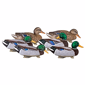 Flambeau Outdoors 1215GSD Gunning Series Mallard Decoys, Classic Floaters - 6-Pack