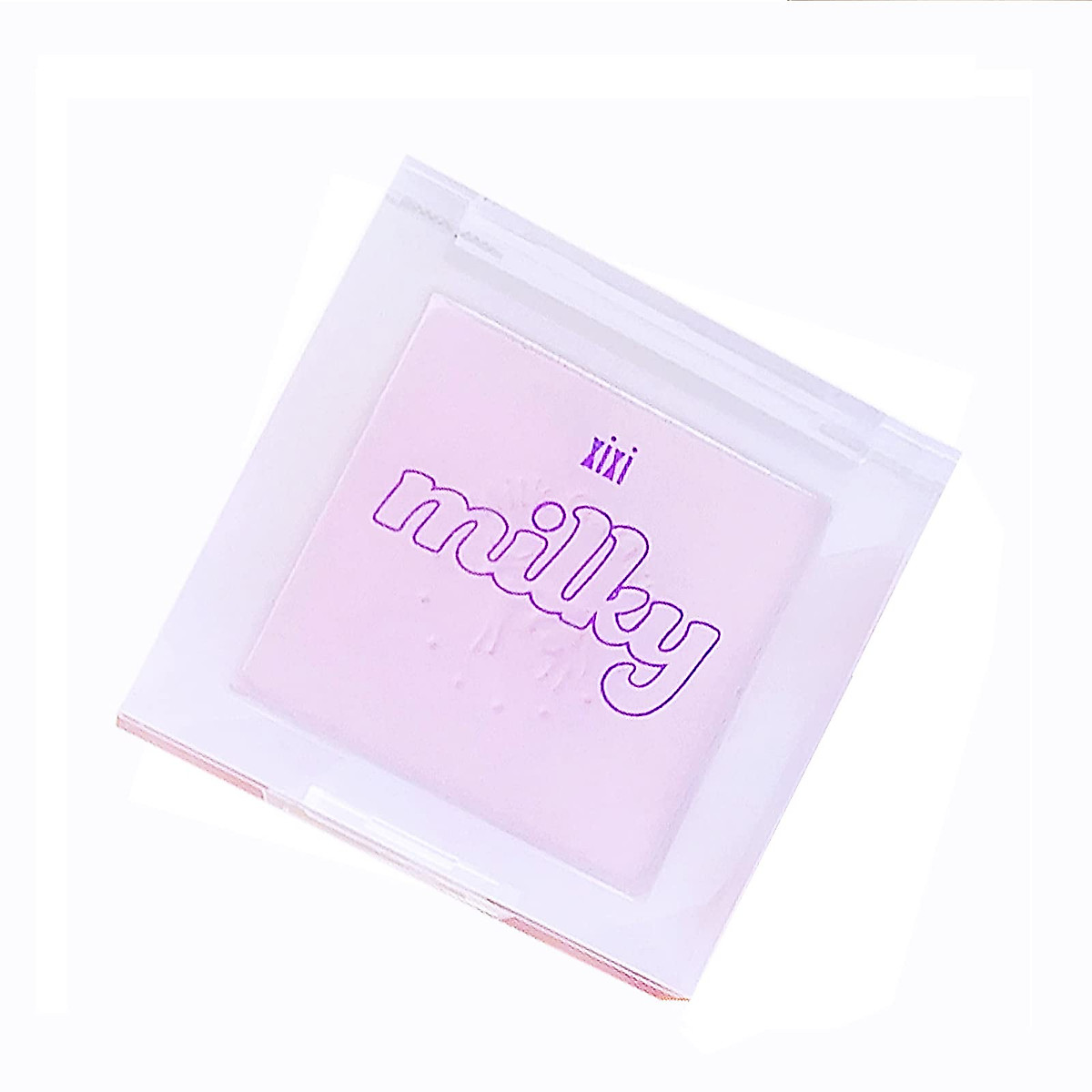 Blush Palette, Milk Galaxy Soft Mist Blush Monochrome Blush Palette Matte Vitality Nude Makeup Rouge Repair Blush Portable Daily Light Makeup Pink Tender Girl Beautiful Woman (Taro paste)