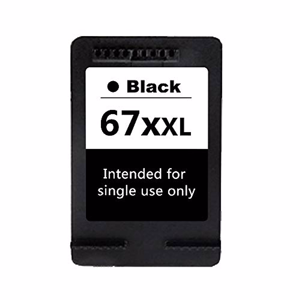 Intended for HP 67XXL Ink Cartridge Single Use Only Black