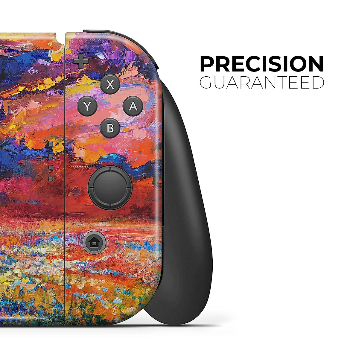 Design Skinz - Compatible with Nintendo Switch OLED Console Bundle - Skin Decal Protective Scratch-Resistant Removable Vinyl Wrap Cover - Oil Painted Meadow