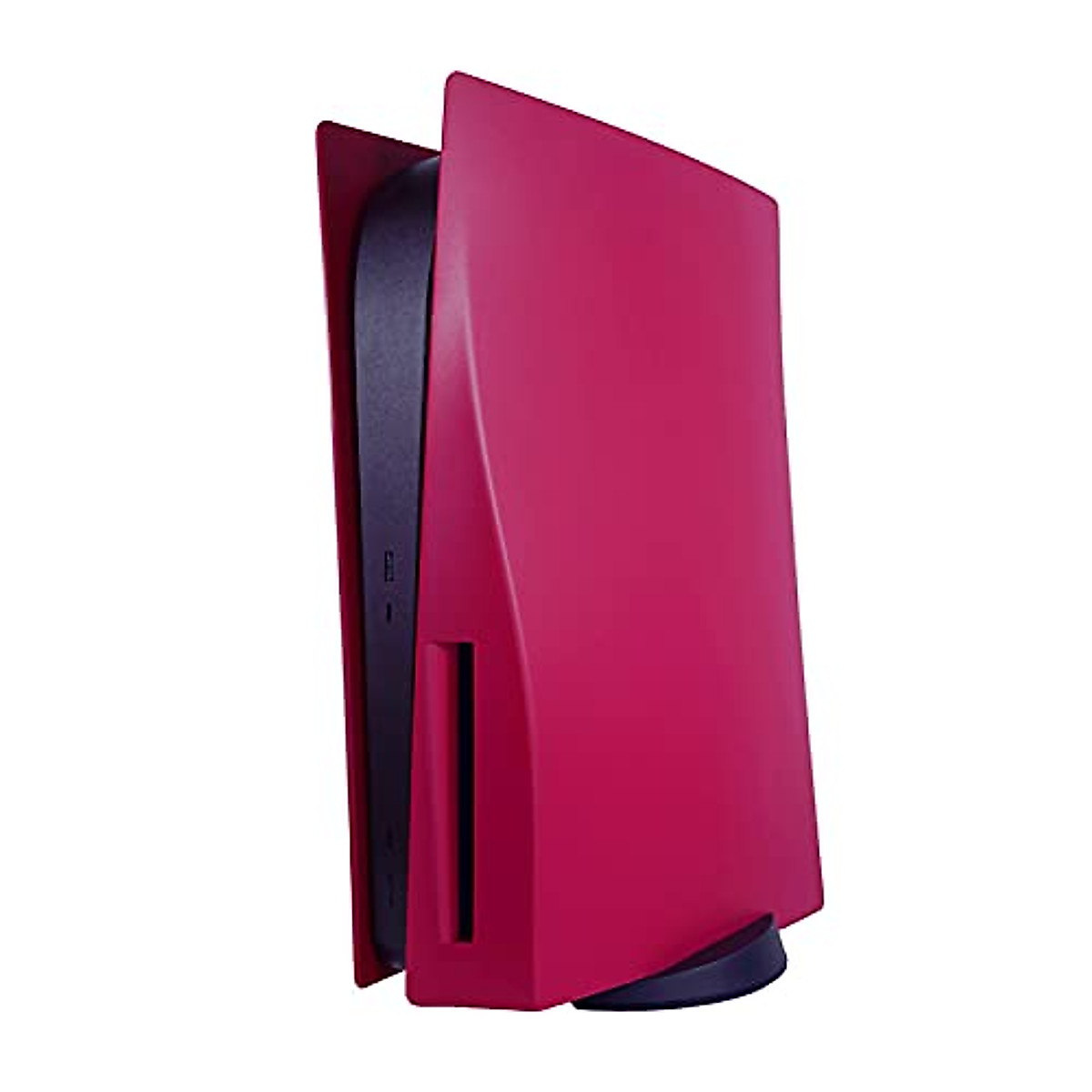 PS5 Faceplate Case PS5 Plate Cosmic Red Replacement Cover for Disc Playstation 5, Hard Shell Case Shockproof Side Plates Skin for PS5 Disc Version Console - Red