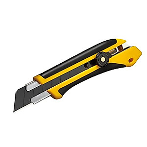 OLFA 25mm Extra Heavy-Duty Utility Knife (XH-1) - Multi-Purpose Custom Cutting Depth Utility Knife w/ Reinforced Fiberglass Handle & Snap-Off Blade, Replacement Blades: Any OLFA 25mm Blade