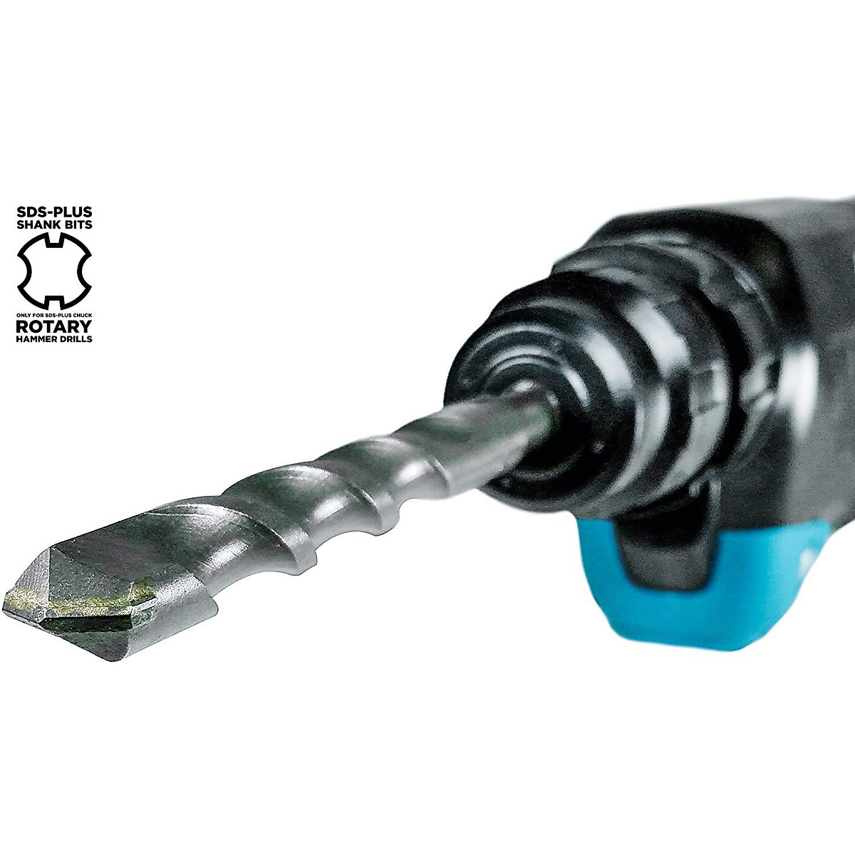 Makita 5 Piece - SDS-Plus Drill Bit Set For SDS+ Rotary Hammers - Aggressive Drilling For Concrete & Masonry - Carbide Tipped Bits