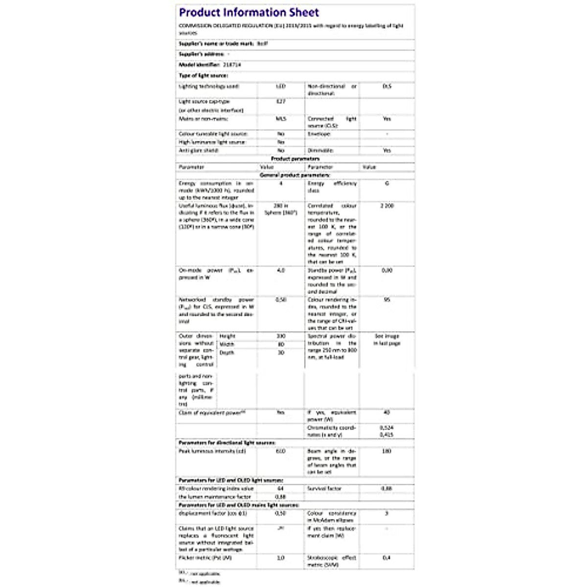 Beilf Decorative Oversized Edison Light Bulbs with E26 Base, Amber Glass, 4W Warm White 2200K, Dimmable, Large Led Filament Specialty Light Bulbs for Decorating Your Home