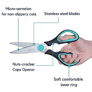 Mr. Pen- Kitchen Scissors, Kitchen Shears, 8 Inch Food Scissors, Kitchen Scissors Dishwasher Safe, Meat Scissors, Utility Scissors, Scissors Kitchen, Cooking Scissors, Meat Cutting Scissors